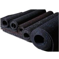China Heavy Duty Non Slip EPDM Rubber Gym Roll Mat CE Approved for sale