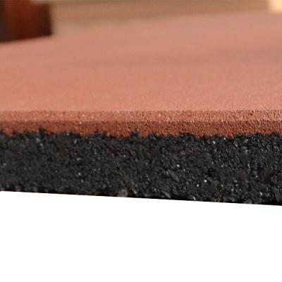 China Anti Slip Rubber Flooring Tile Home Gym Shock Absorption SBR 8mm Gym Mat for sale