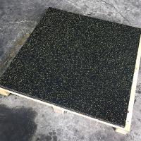 China Durable 20mm 25mm Floor Protector Mat Easy Clean Gym Rubber Tiles for sale