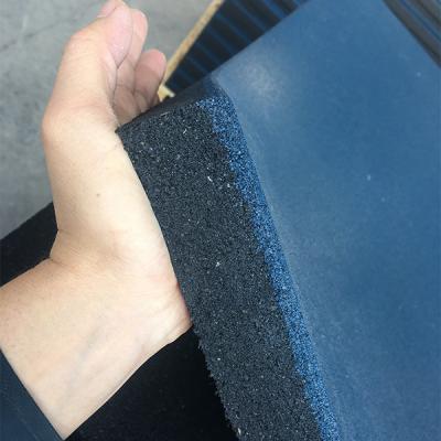 China 50x50cm Rubber Flooring Tiles Protective Floor Gym Fitness Mats for sale