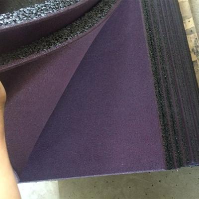 China SBR Rubber Matting Tiles Shock Absorption Thick 20mm Puzzle Exercise Mat for sale