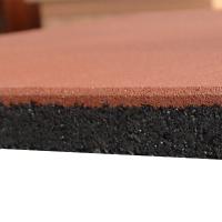 China 1mx1m Gym Composite Rubber Flooring Mat Easy Clean For Weight Area for sale