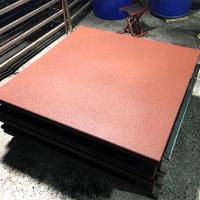 China Cage stadium/basketball/volleyball court Flooring Tiles Recycled Rubber Block for sale