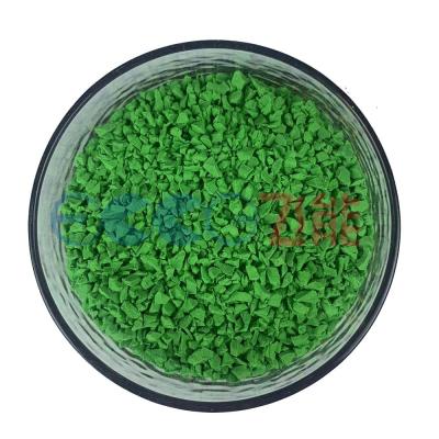 China Wetpour EPDM Rubber Granules Colorful Recycled 1.5mm 3mm for sale