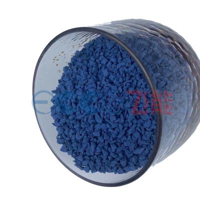 China Infilled Outdoor Rubber Granules Flooring EPDM Poured Rubber Playground Flooring for sale