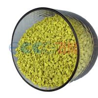 China OEM Yellow Color EPDM Rubber Granules For Sandbox for sale