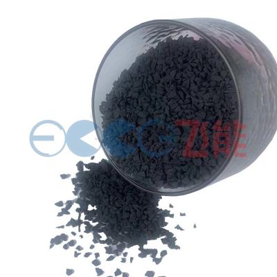 China Color Resistant Black Rubber Granules EPDM 1 - 3mm Recycled Rubber Particles for sale