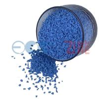 China Sky Blue Color Rubber Granules Safety Indoor EPDM Pellets CE Approved for sale