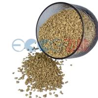 China Beige EPDM Rubber Chip Recycled Rubber Granules Mulch for sale