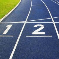 China 13mm Thickness Athletic Synthetic Running Track Material For Stadium Surfacing for sale