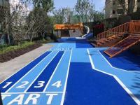 China Tear Resistant Rubber Granules Flooring anti skidding For Kids Flooring Surfacing for sale