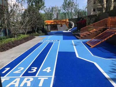 China Tear Resistant Rubber Granules Flooring anti skidding For Kids Flooring Surfacing for sale