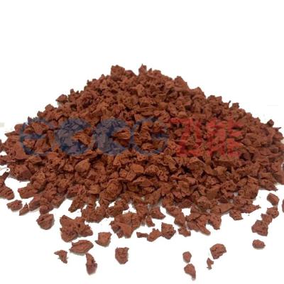 China Food Grade Rubber Mulch Pallet Safety Soft EPDM Granules Chopped Rubber For Playground for sale