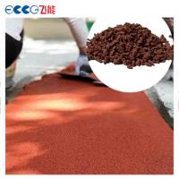 China Anti Aging EPDM Synthetic Rubber Running Track Material Playground Edge Rubber for sale