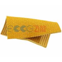 China IAAF Rubber Tartan Running Track Yellow Prefabricated for sale