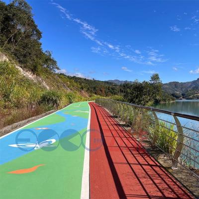 China 6mm Outdoor Safety Rubber Jogging Track Prefabricated Roll Sheet Track for sale
