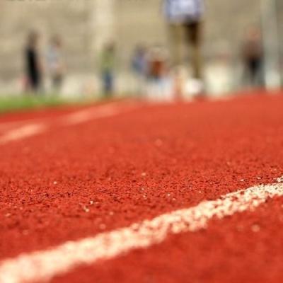 China Sandwich Synthetic Athletic Track Rubber Tartan EPDM Jogging Track for sale