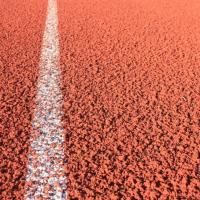 China Particle Red EPDM Granules Rubber Running Track Material For Running for sale