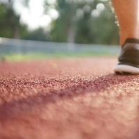 China Permeable Athletic  Runway EPDM Running Track Rubber Surface IAAF Approved for sale