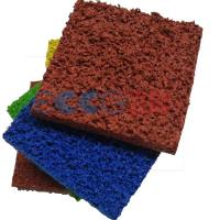 China Polyurethane Binder Rubber Granules Flooring EPDM Playground Rubber Surface for sale