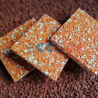 China EPDM Sports Residential Outdoor Playground Flooring Recycled Rubber Chip Non Toxic for sale