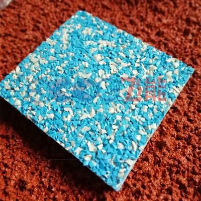 China Colorful Outdoor Poured Rubber Flooring Playground Safety EPDM for sale