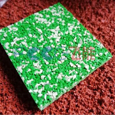 China EPDM Granules Rubber Backyard Flooring Non Toxic DIY Outdoor Rubber Mulch for sale