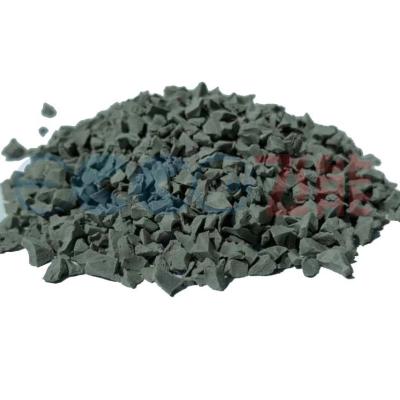 China Playground Color Rubber Granules Grey EPDM Content 20% DIN EN 1183-1 for sale