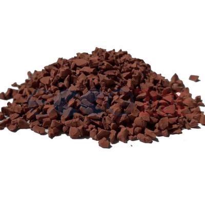 China 3.5mm Red Ecolastic EPDM Rubber Crumb For Outdoor Sidewalk Surface for sale