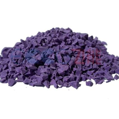 China Outdoor Soft Artificial Grass Granules Purple EPDM for sale