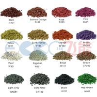 China FEELING Epdm Color Rubber Granules For Playground Poured Flooring Material for sale