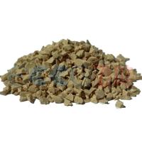 China Beige EPDM Rubber Chip Recycled Rubber Granules Mulch for sale