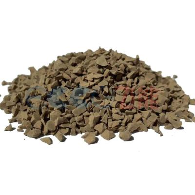 China Brown Color Rubber Granules EPDM IAAF MSDS Approved for sale