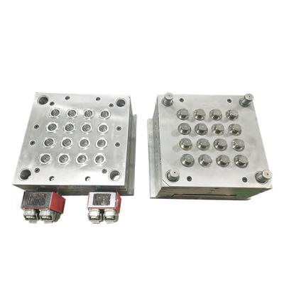 China 16cavity D35 measuring cup PP plastic injection mould full hot runner for syrup bottle medicine child for sale