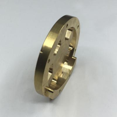 China Precision CNC Copper Machined Parts with ISO 2768 & ISO 286 Standards for Custom Manufacturing for sale