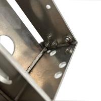 China Precision Aluminum 5052 Alloy Sheet Metal Fabrication with ±0.1mm Laser Cutting & CNC Bending for sale