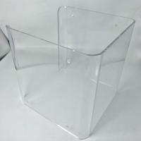 China Custom CNC Machined Acrylic Coffee Machine Components with ±0.01mm Precision and 100-150°C Hot Bending for sale