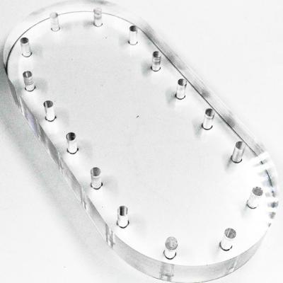 China 0.01mm Precision CNC PMMA Acrylic Parts with UV Printing - ISO9001 Certified Custom Manufacturing Service for sale