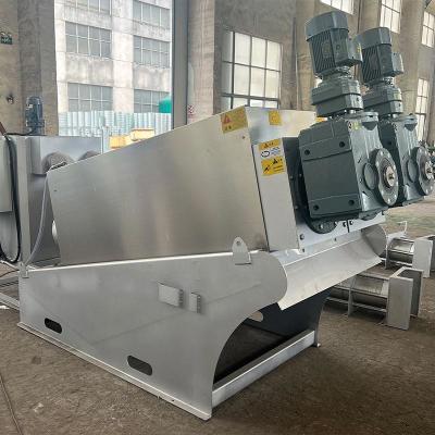 China Modular Screw Press Sludge Dewatering Machine 5-450 kg-Ds/hr Quick Installation for sale