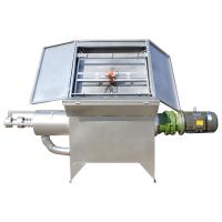 China Stainless Steel Inclined Screen Manure Separator 15-20 m³/h 2.2 kW Dewatering for sale