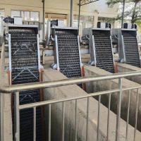 China Modular Assembly Mechanically Raked Bar Screen 60-80 Degree Angle 300-1500mm Width for sale