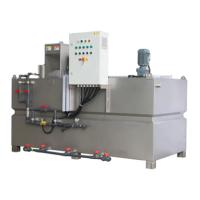 China Tri-Chamber Automatic Dosing Unit 500-5000 L/h PLC Controlled Compact Skid for sale