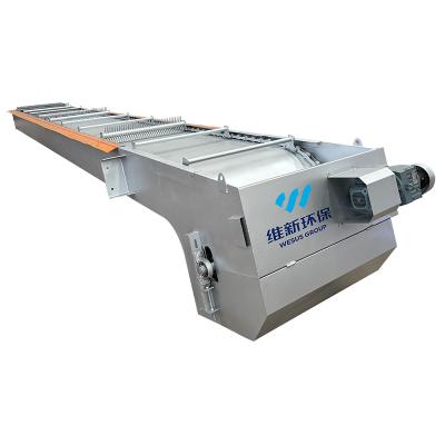 China Chain Plate Rotary Mechanical Bar Screen 6mm Spacing 304 Stainless Steel for sale