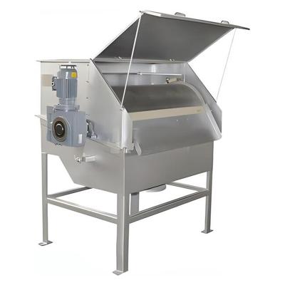 China Externally Fed Drum Screen 0.5mm-3mm High Solids Load Industrial Filtration for sale