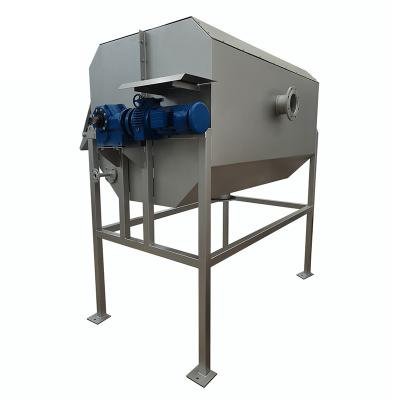 China Externally Fed Rotary Drum Screen 2mm to 50mm Precision Filtration High Output Easy Repair for sale