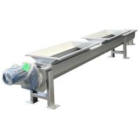 China Simple Structure Horizontal Shaftless Screw Conveyor 18r/Mm Spiral Screw Conveyor for sale