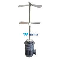 China Vertical Top Entry Paddle Type Agitator Axial Flow Mixer for Wastewater Flocculation and Chemical Dosing Tank for sale