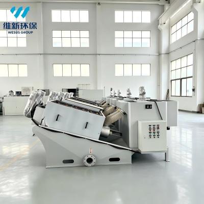 China High Capacity Multi‑Shaft Screw Sludge Dewatering Machine for sale