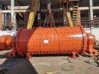 China Red Industrial Grinding 7t/H Copper Ball Mill Horizontal Machines For Mining Process for sale