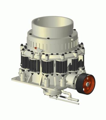 China Gravel Grease Concrete Cone Crusher Machine Perfect Crushing Efficiency for sale